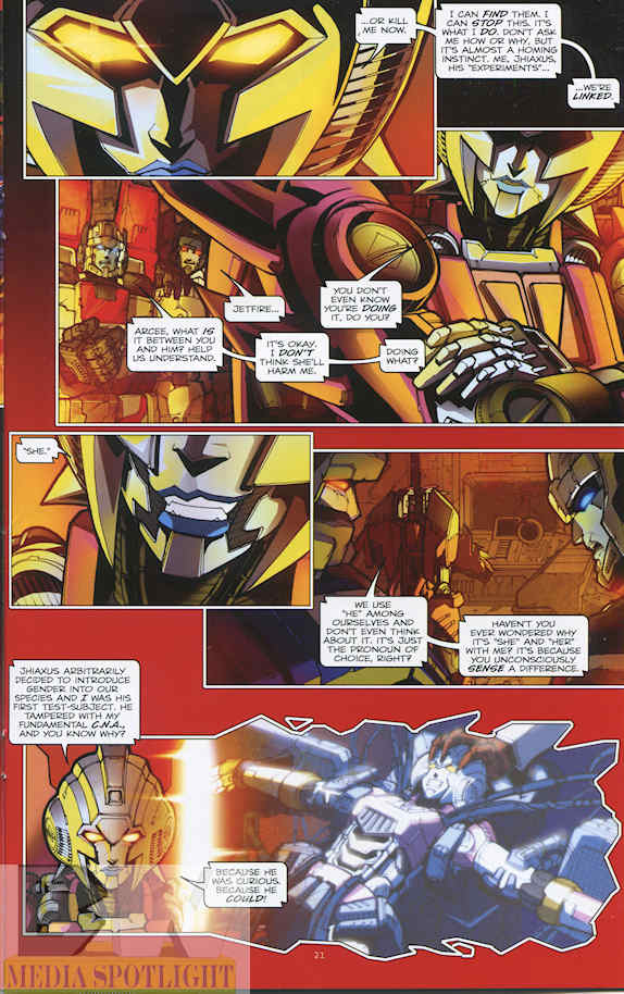 “Yesterday’s” Comic> Transformers Spotlight: Arcee | BW Media Spotlight